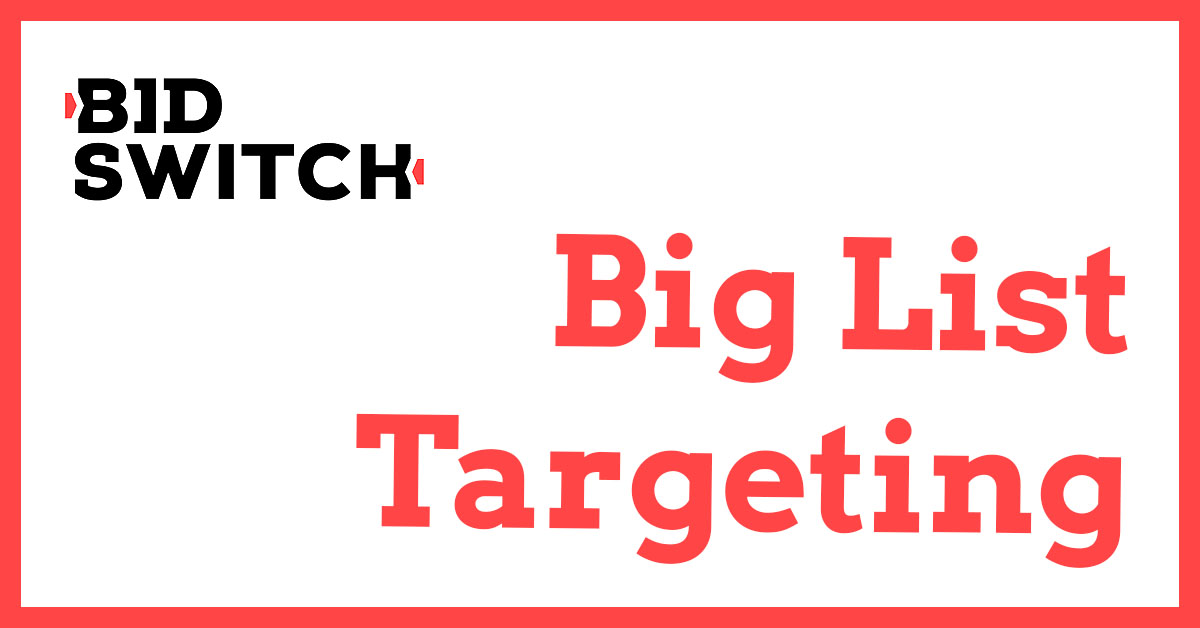 An Introduction to BidSwitch Big List Targeting